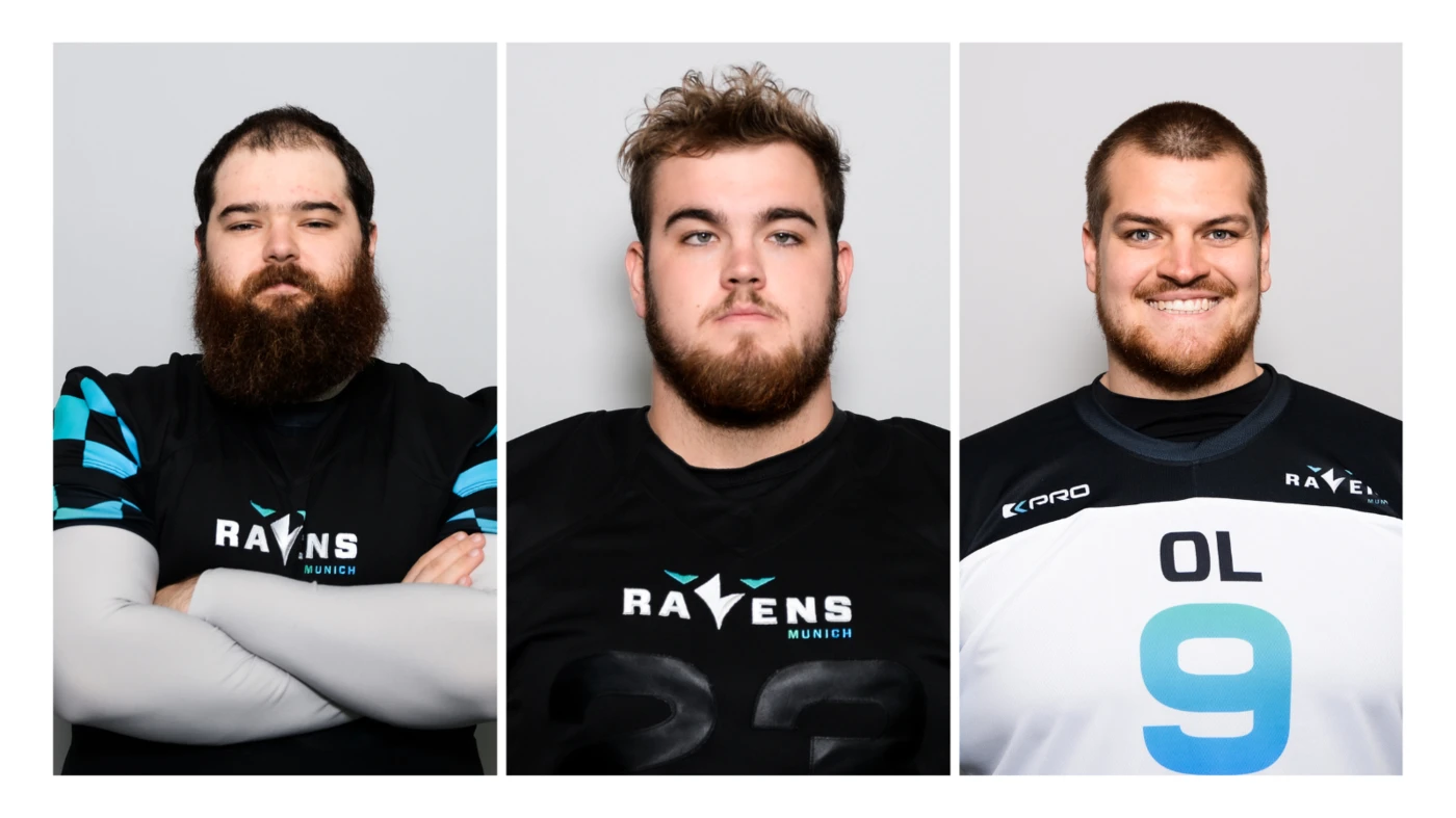 Munich Ravens sign three homegrown giants for the offensive line ...
